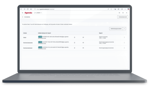 Agenda InvoiceHub – Ihre einfache Lösung für die E‑Rechnungspflicht | agenda-software.de